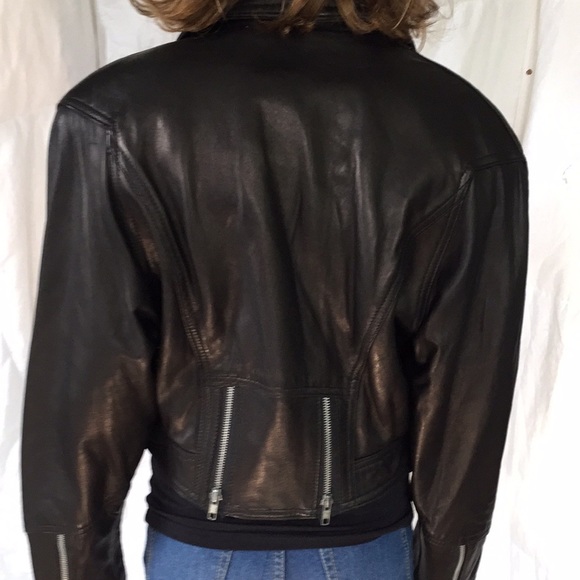 Dimitri | Jackets & Coats | Softest Luscious Leather Moto Crop Leather ...